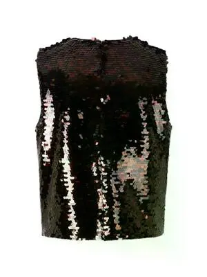 Staud Sequin Sleeveless Top
