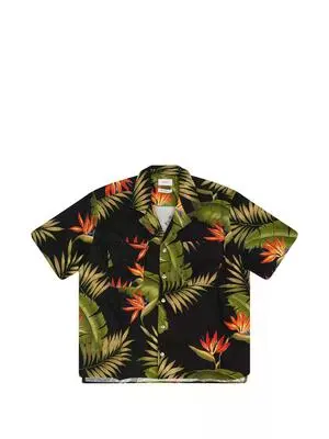 Rhude Buttoned Print Shirt