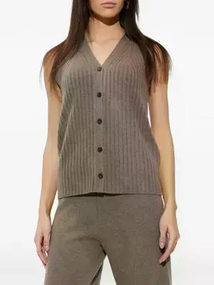 LISA YANG Buttoned V-neck Vest