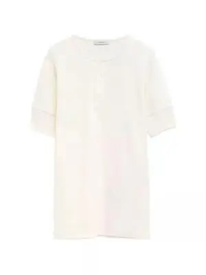 LEMAIRE Button Ribbed T-shirt