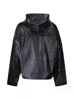 DEADWOOD Hector Hooded Leather Jacket