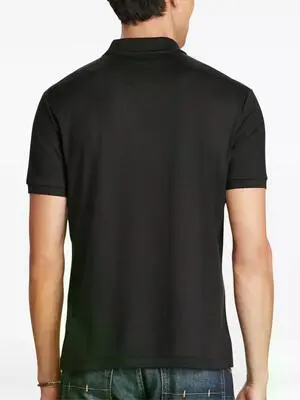 Polo Ralph Lauren Button Short-sleeve Polo Shirt - Black