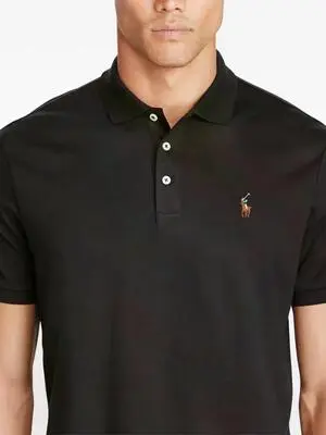 Polo Ralph Lauren Button Short-sleeve Polo Shirt - Black