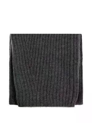LISA YANG Ribbed Scarf - Grey
