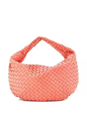 Bottega Veneta Jodie Intrecciato Nappa Medium Hobo Bag - Pink
