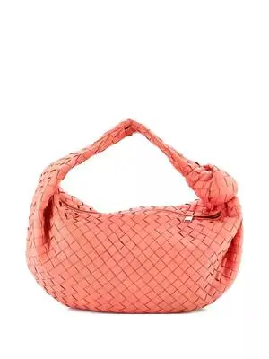 Bottega Veneta Jodie Intrecciato Nappa Medium Hobo Bag - Pink