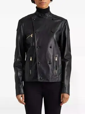 Polo Ralph Lauren Double-breasted Leather Jacket