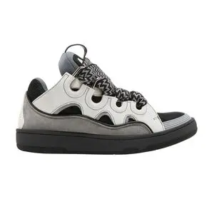LANVIN Curb Sneakers 'white Anthracite - Grey