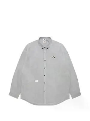 AAPE BY *A BATHING APE Logo-patch Shirt - Grey