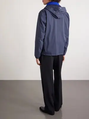 Herno Shell Hooded Jacket - Blue