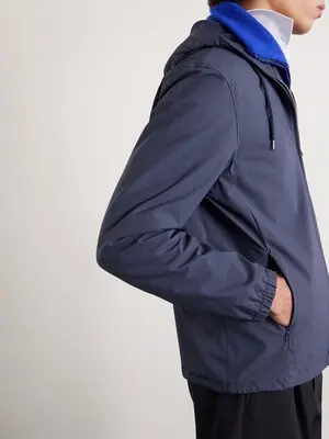 Herno Shell Hooded Jacket - Blue