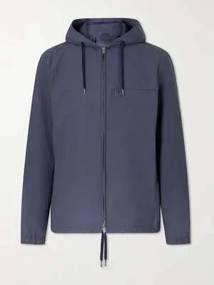 Herno Shell Hooded Jacket - Navy