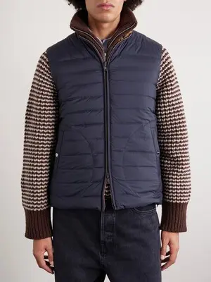 Herno Reversible Quilted Down Gilet - Blue