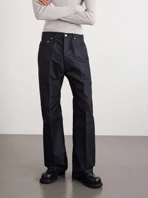 Rick Owens Geth Straight-leg Trousers - Black