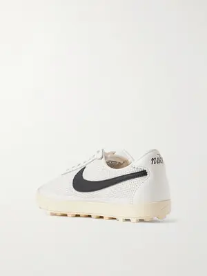 Nike Astrograbber Leather-trimmed Mesh Sneakers