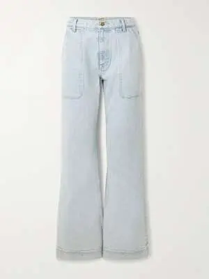 SANDERLAK Flared Jeans - Light Blue
