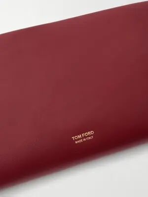 TOM FORD Aura Leather Clutch