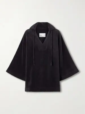 Lisa Marie Fernandez Cotton-terry Tunic - Black