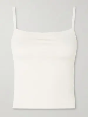 Eterne Stretch-modal Jersey Tank - White