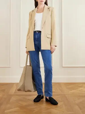 Another Tomorrow High-rise Slim-leg Jeans