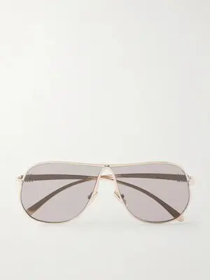 Miu Miu Aviator-style Sunglasses - Gold