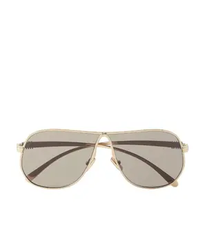 Miu Miu Aviator-style Sunglasses - Gold