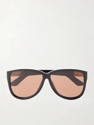 Miu Miu D-frame Acetate Sunglasses - Black