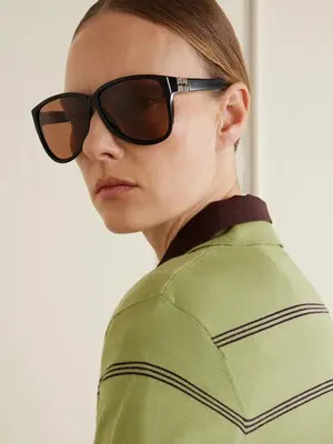 Miu Miu D-frame Acetate Sunglasses