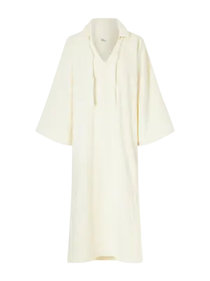 Lisa Marie Fernandez Cotton-terry Kaftan - Neutrals