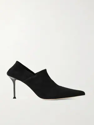 CHRISTEN Helix Suede Pumps