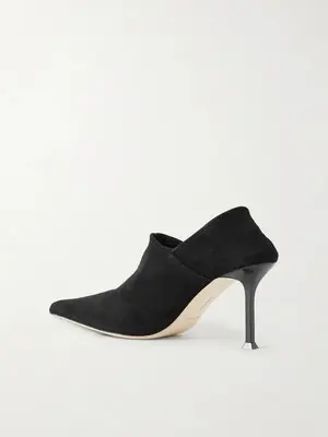 CHRISTEN Helix Suede Pumps