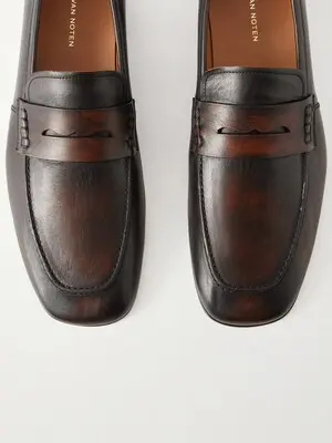 Dries Van Noten Leather Loafers