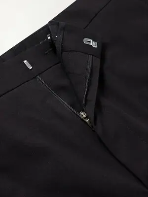 Dries Van Noten Straight-leg Cotton And Wool-blend Shorts