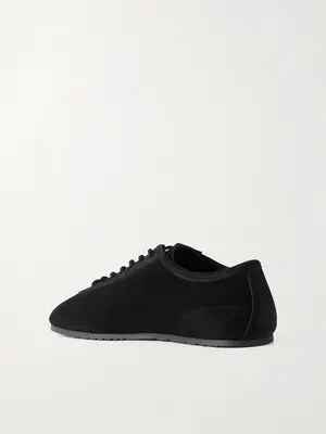 Dries Van Noten Suede Low-top Sneakers - Black