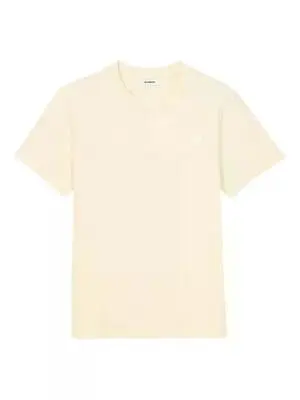 Sandro T-shirt With Heart Patch - Yellow