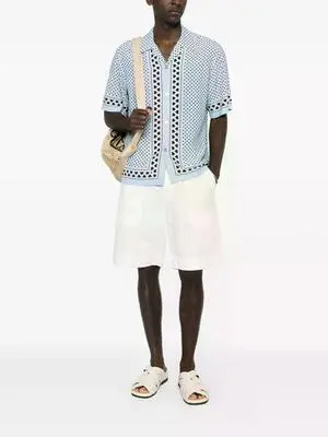 Sandro Heart Motif Flowing Shirt - Blue
