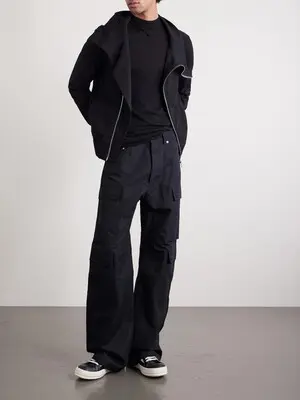 Rick Owens Geth Straight-leg Cargo Trousers - Black