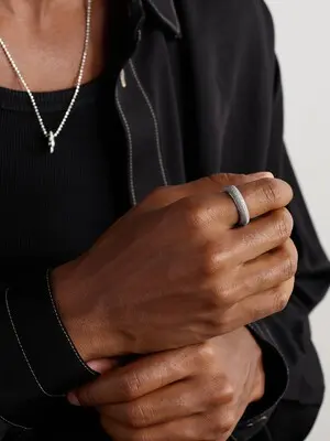 GREG YUNA 18-karat White Gold Diamond Ring