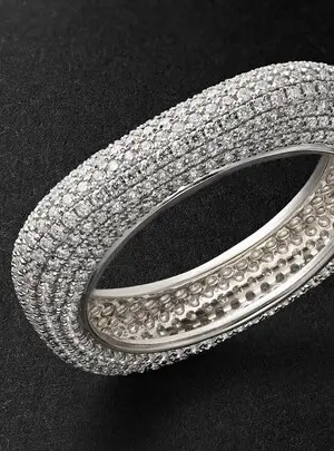 GREG YUNA 18-karat White Gold Diamond Ring