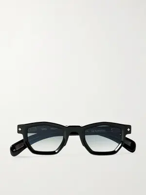 SATO La Superba Hexagon-frame Sunglasses - Black