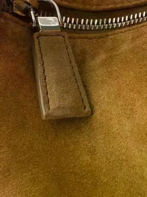Prada Suede Shoulder Bag - Brown