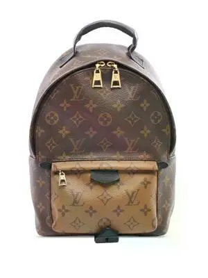 LOUIS VUITTON 2019 Monogram Palm Springs Pm Backpack - Brown