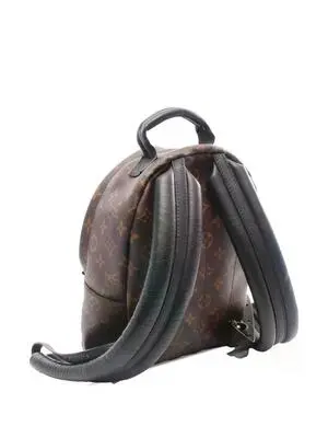 LOUIS VUITTON 2019 Monogram Palm Springs Pm Backpack - Brown