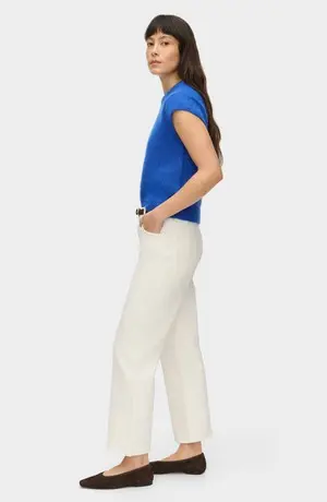 ALIGNE Crop Flare Organic Cotton Jeans