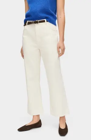 ALIGNE Crop Flare Organic Cotton Jeans