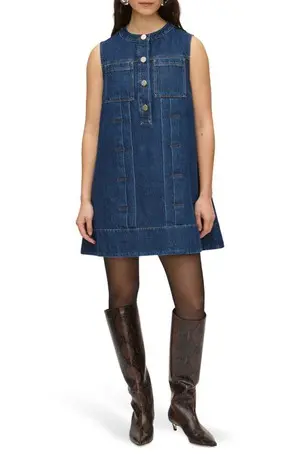 ALIGNE Rory Sleeveless Denim Shift Dress