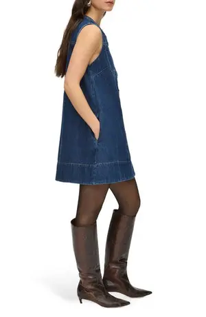 ALIGNE Rory Sleeveless Denim Shift Dress