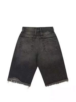 Rhude Frayed-edge Denim Shorts