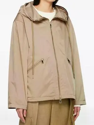 Moncler Cassiopeia Hooded Jacket - Neutrals