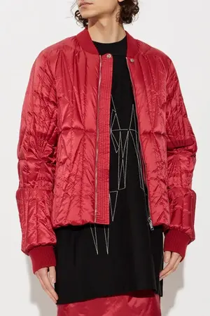Rick Owens X Moncler Down Jacket - Red